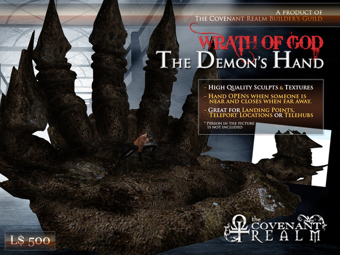 Second Life Marketplace - [:TCR:] The Demon's Hand
